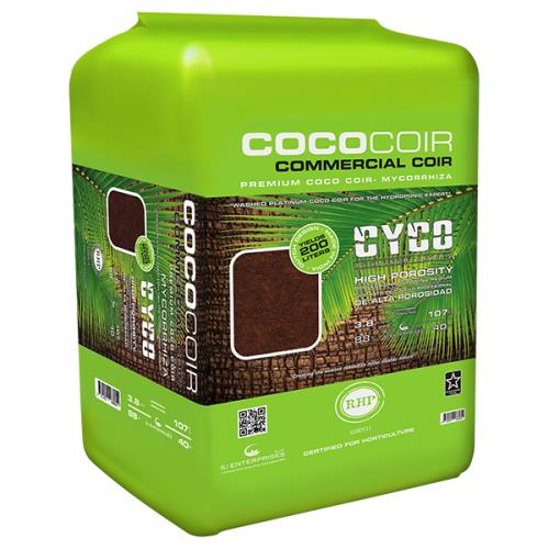 CYCO Coco Coir w/ Mycorrhizae 3.8 cu ft (25/Plt) – First Hydro